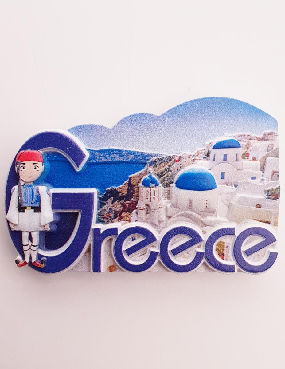 Magnet GREECE 5X8 cm