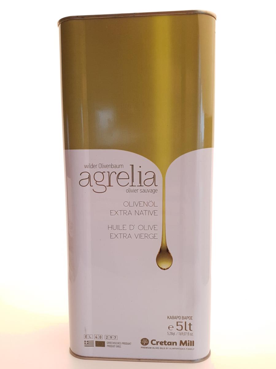 Huile d'olive de Crète AGRELIA extra vierge 0.5 acidité 5 lt